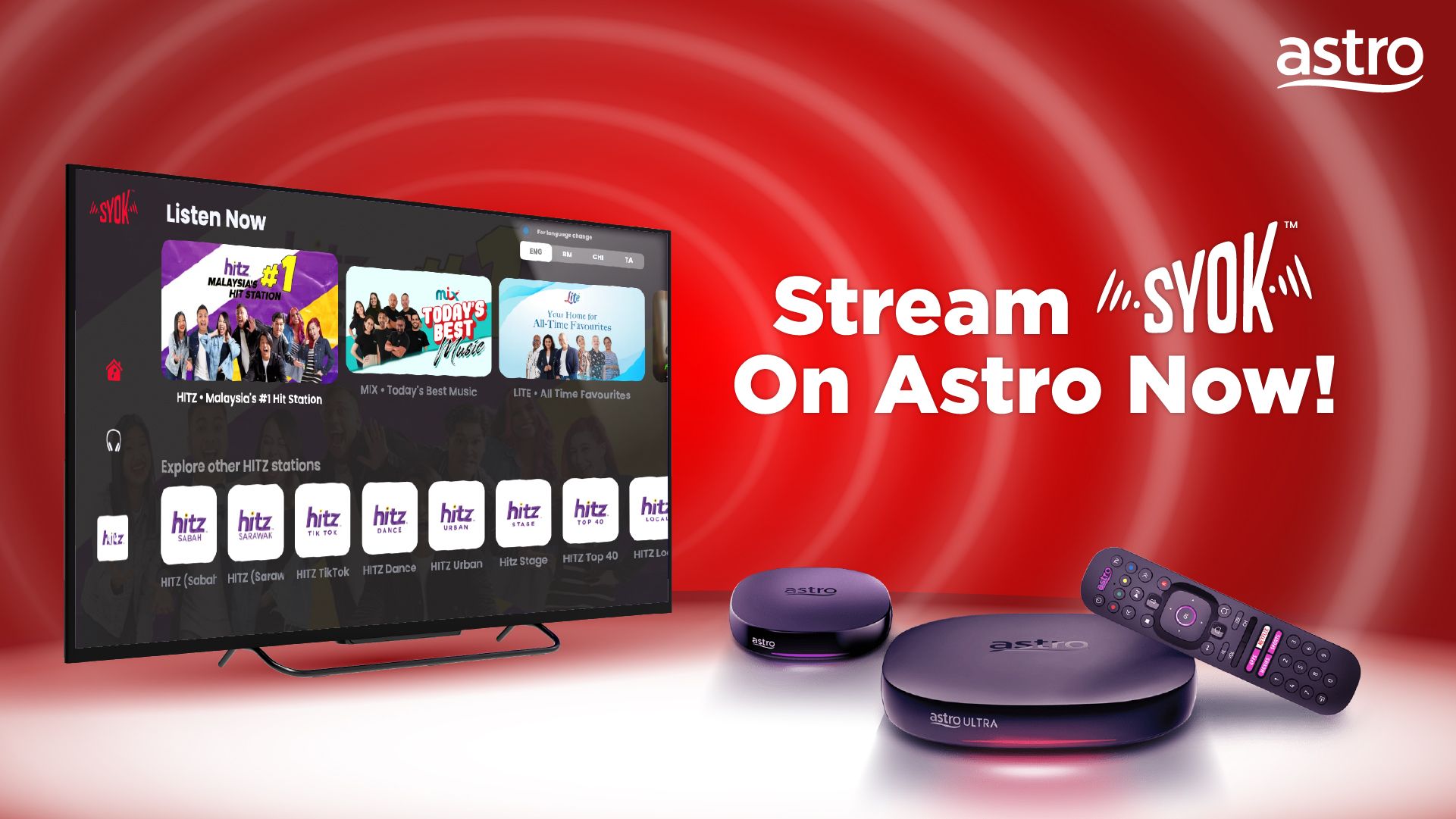 Astro Launches SYOK and My Astro on the Ultra and Ulti Boxes | Press Release | Mediaroom | Astro